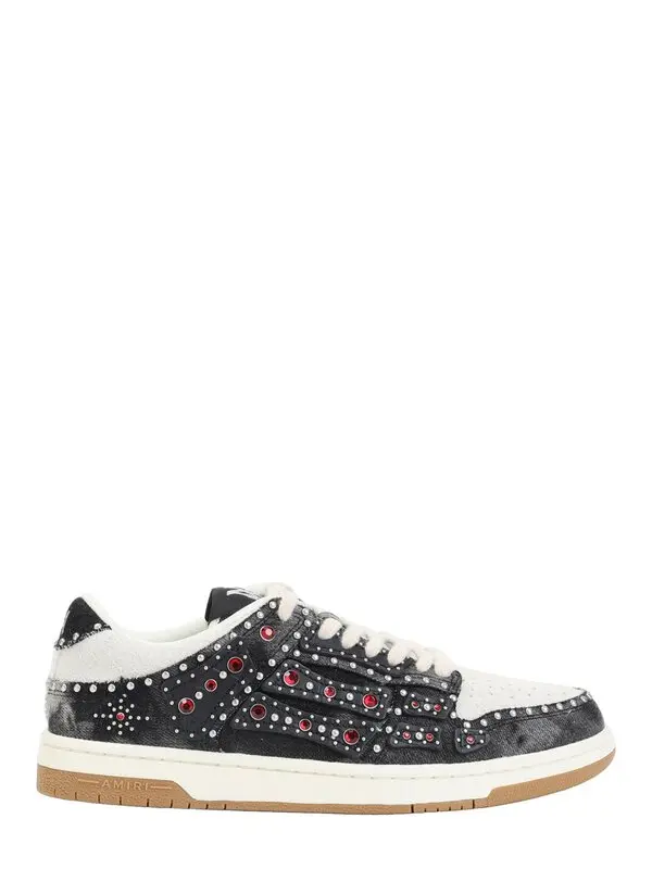 Amiri Studded Low Top Sneakers - Black