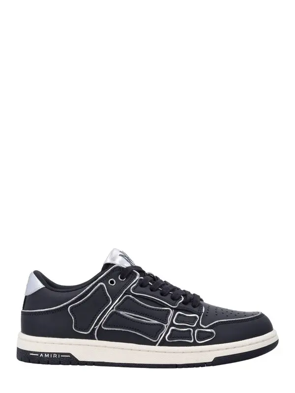 Amiri Skel Top Low Sneakers - Black