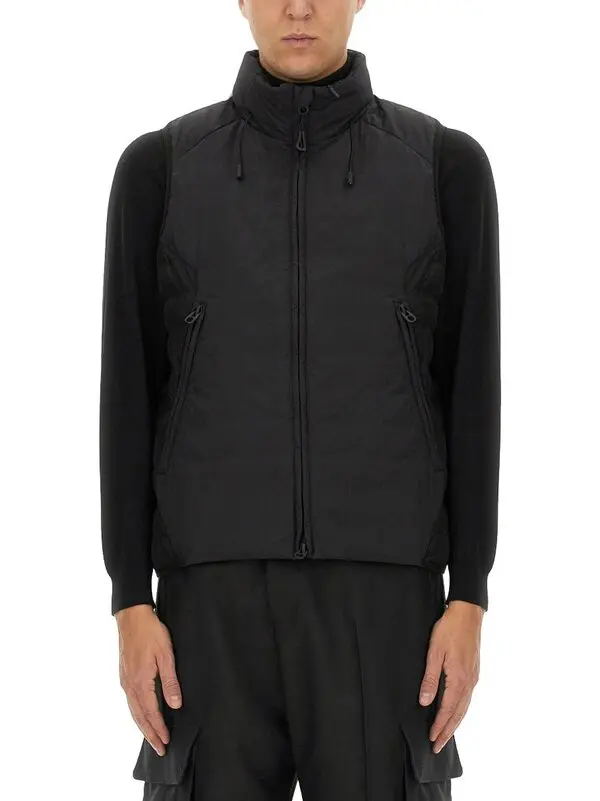 JG1 Zip-fastening Gilet - Black