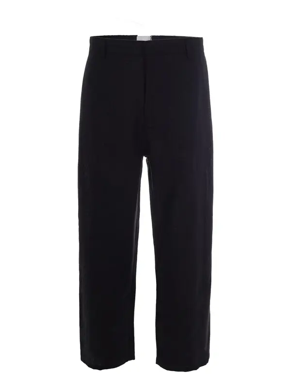 ARTE ANTWERP Linen Trousers Ss26 Collection - Black
