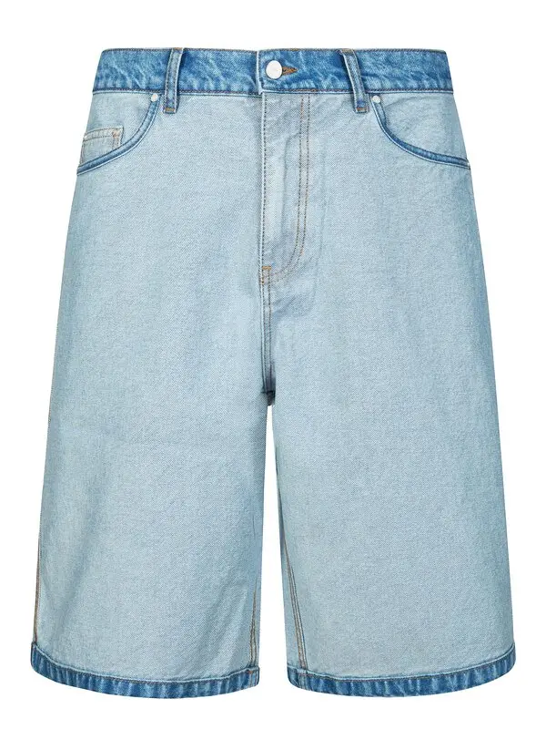 ARTE Inside Out Denim Shorts - Blu