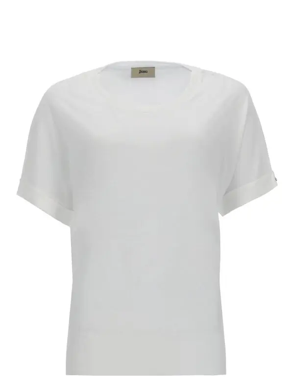 Herno Short Sleeve Crewneck T-shirt - White