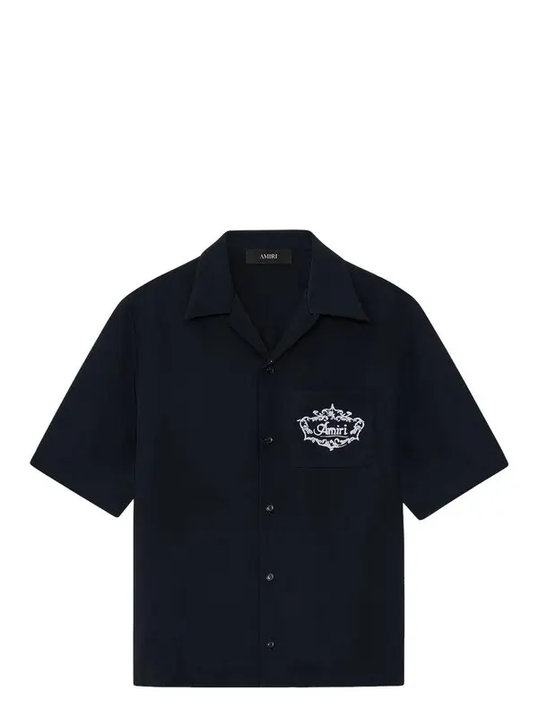 Amiri Essential Camp Shirt For - Black
