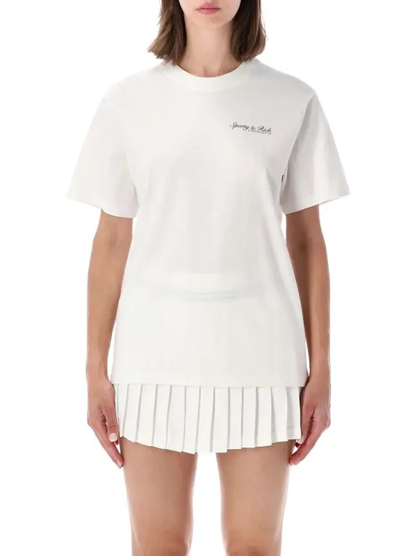 SPORTY & RICH Heritage Yankees Crewneck Sweatshirt - Bianco