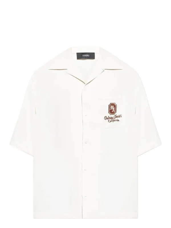 Amiri Camp Shirt - Alabaster