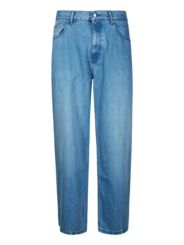 ARTE Circle Logo Pocket Pants - Blu
