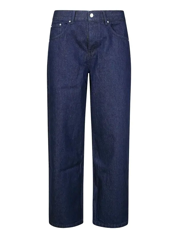 ARTE Circle Logo Pocket Pants - Blu