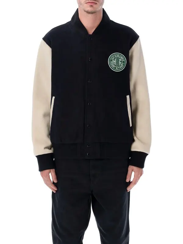 HUF Global Transit Varsity Jacket - Blue