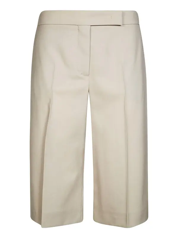 MAX MARA SFILATA Mini Bermuda Shorts - Beige