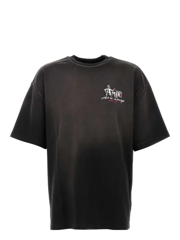 Amiri Cotton Oversize T-shirt - Black