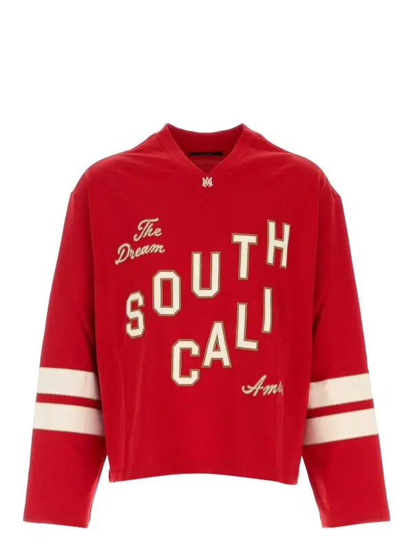 Amiri Cotton Oversize T-shirt - Red