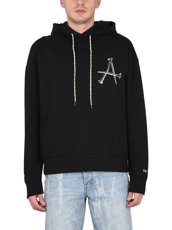 Aries Bad Friday Hooded Sweatshirt - Black