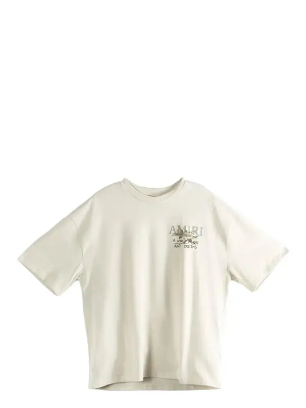 Amiri Sleek U Printed T-shirt Size - Alabaster