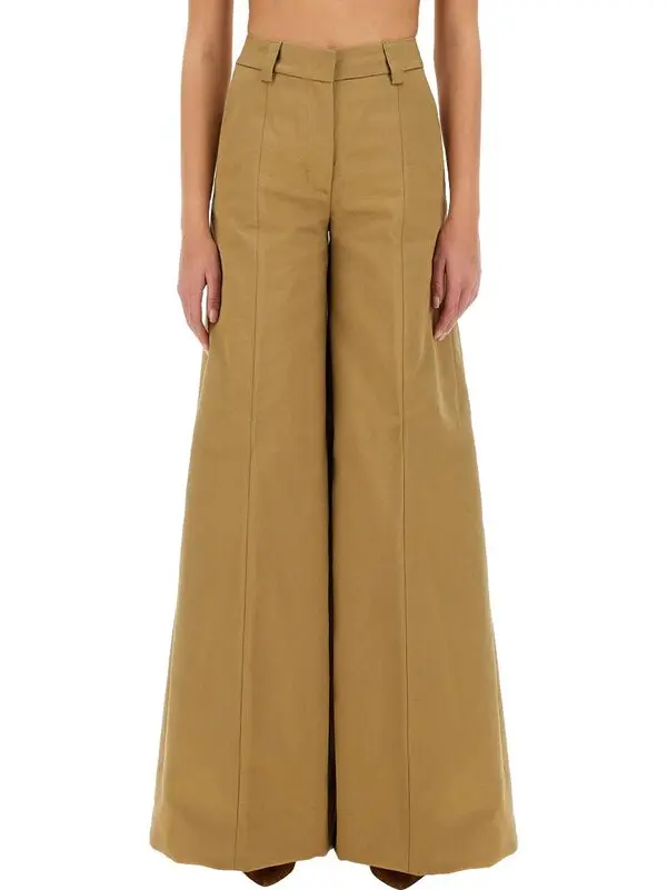 THELATEST Alma Wide Leg Trousers - Beige
