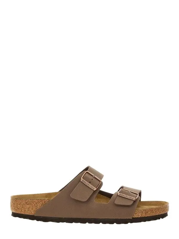 BIRKENSTOCK Arizona Two Strap Buckled Sandals - Brown