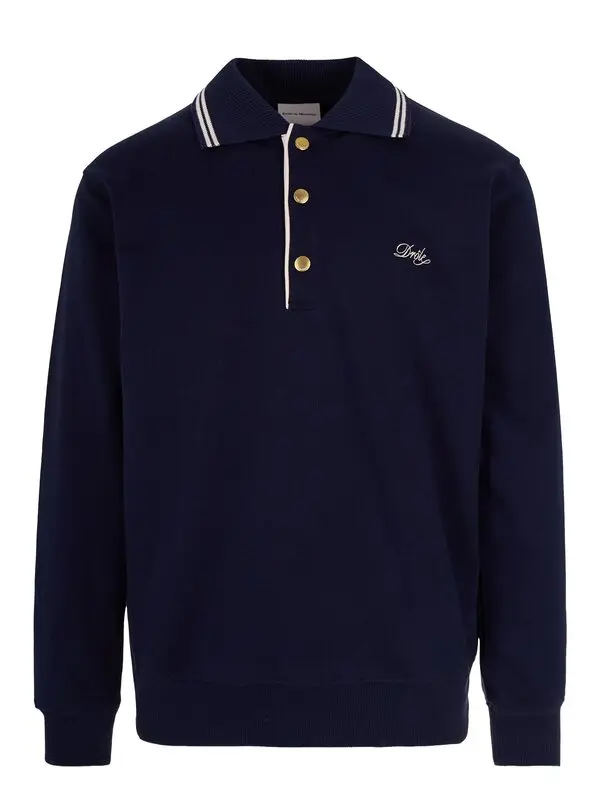 Drole De Monsieur Chic Casual T-shirt For - Navy