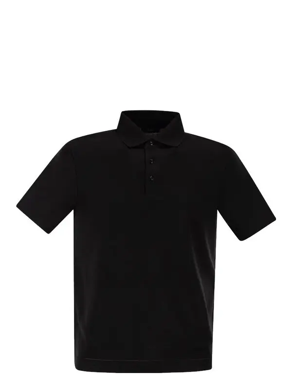 Herno Mini Polo Shirt - Black