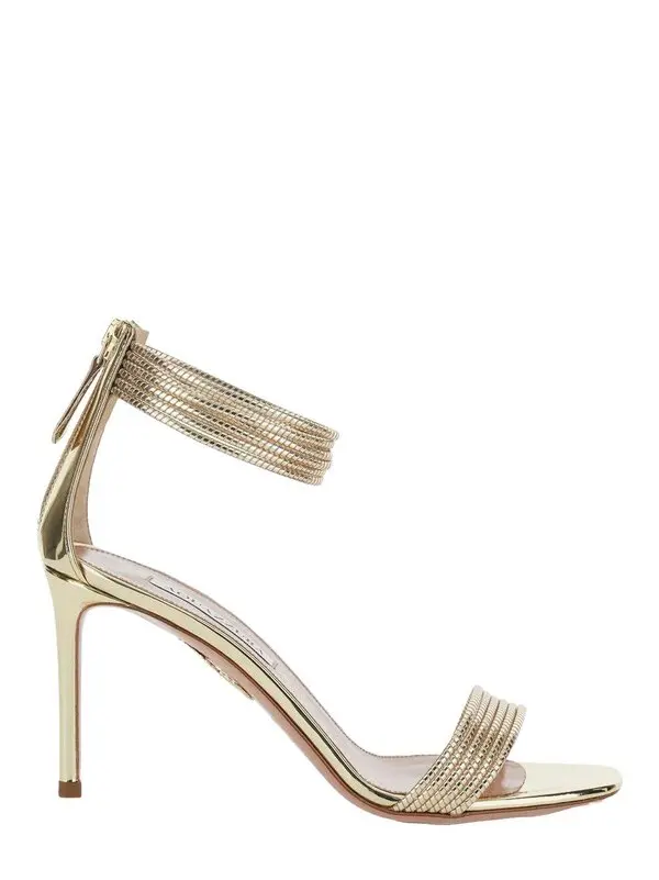 AQUAZZURA Elegant Sandal 85 - Softgold