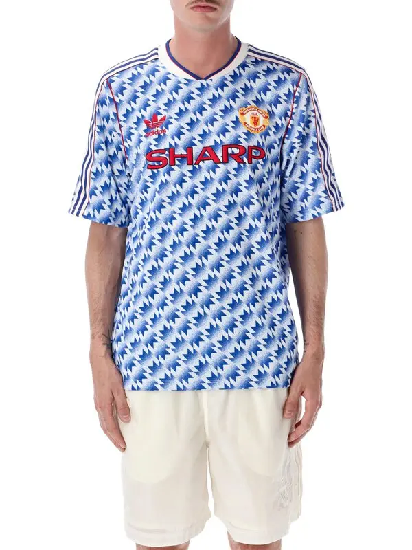 ADIDAS ORIGINALS Retro Manchester United Inspired Jersey - Multicolour