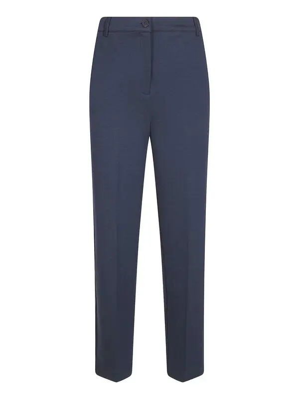 Max Mara Straight Leg Trousers - Blu