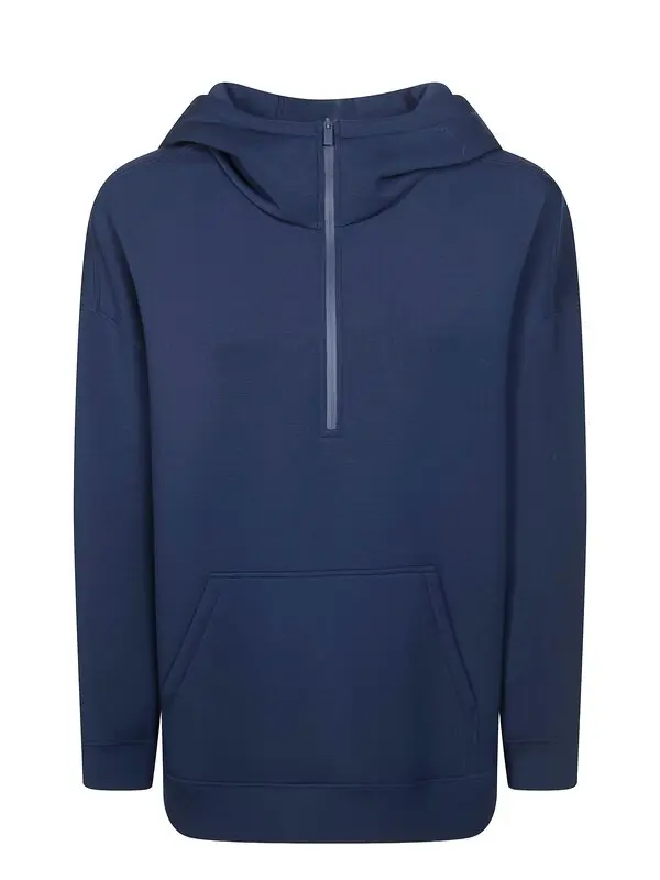 Max Mara Scuba Hoodie - Blu