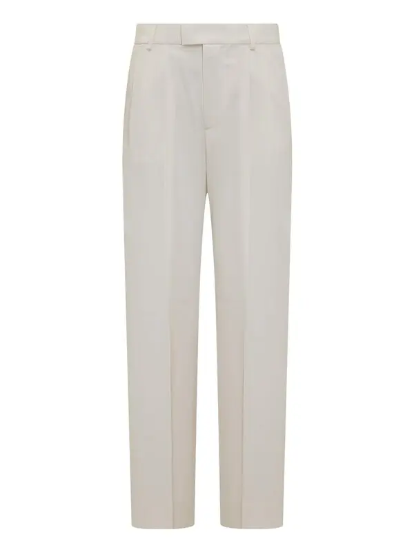 ARMARIUM Tailored Virgin Wool Trousers - Argento