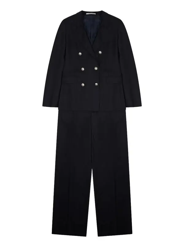 Tagliatore Elegant Suit In Wool - Blue