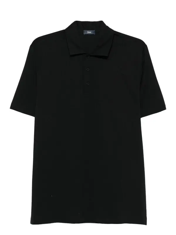 Herno Classic Polo Shirt - Black