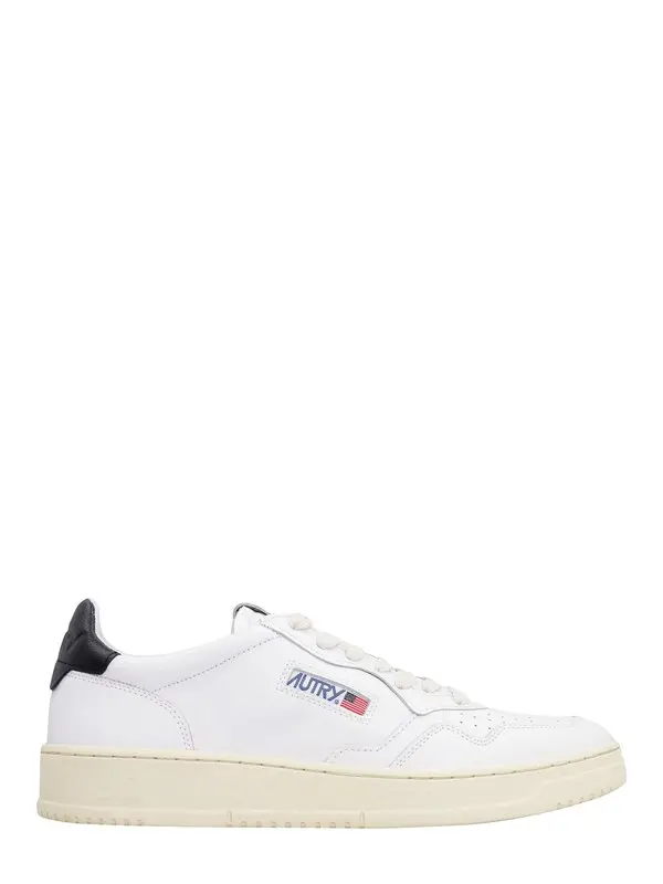 AUTRY Medalist Low Leather Sneakers - White