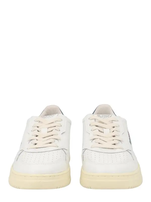 AUTRY Medalist Low Leather Sneakers - White