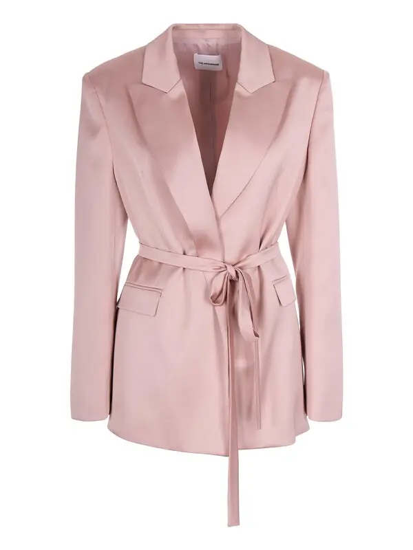 Andamane Tie-waist Jacket - Petal