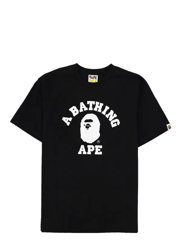 A BATHING APE Graphic Cotton T-shirt - Black