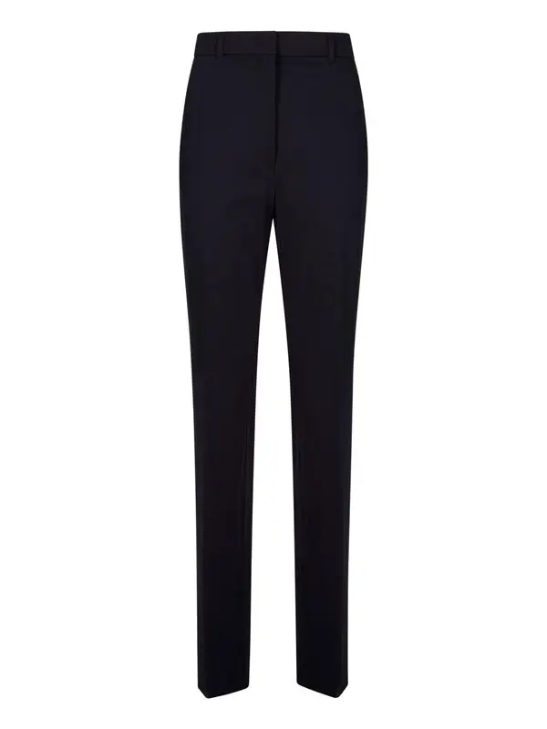 Max Mara Tailored Pressed Crease Trousers - Blu