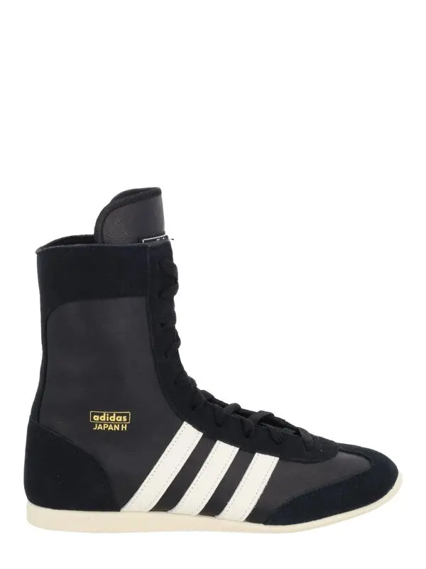 ADIDAS ORIGINALS High Top Lace Up Sneakers - Black