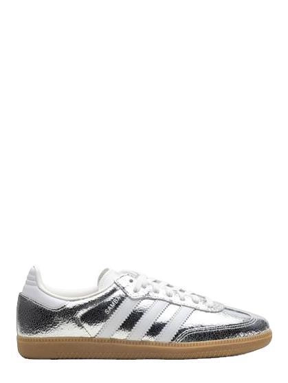 Adidas Samba "metallic Silver" Low Top Sneakers - Argento