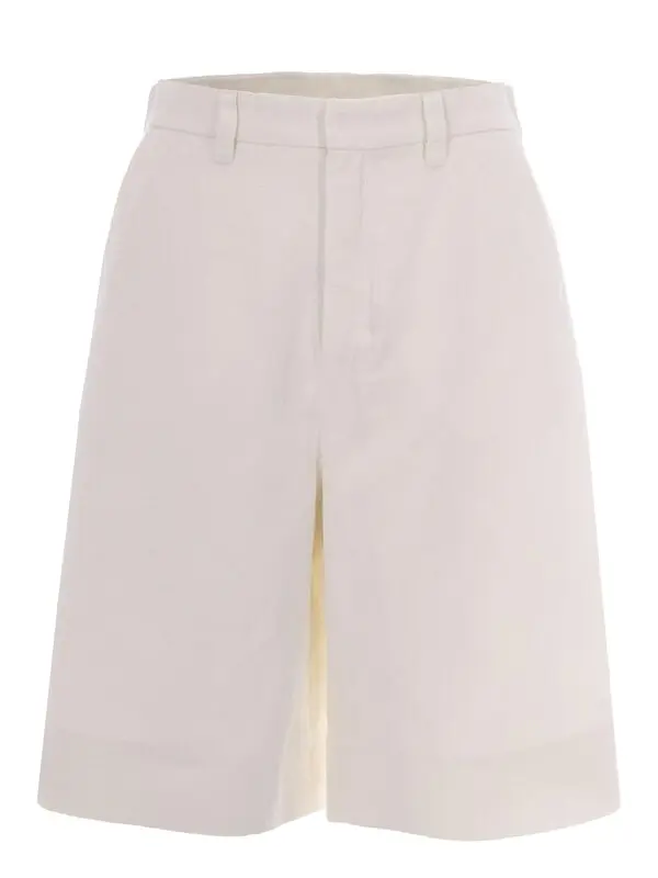 Max Mara Tailored Wide-leg High-rise Shorts - Bianco