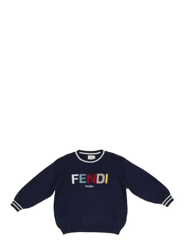 Fendi Roma Wool Jumper - Multicolour
