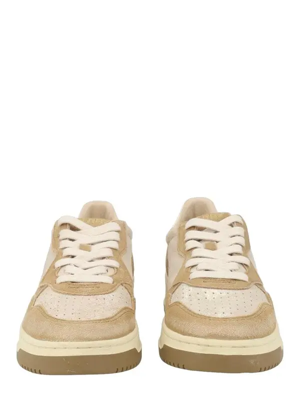 AUTRY Suede And Leather Low-top Sneakers - Multicolour