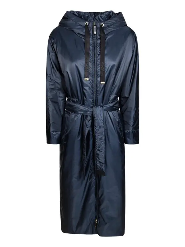 CUBE MAX MARA Long Padded Jacket - Blu