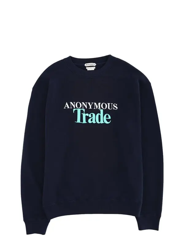 JW Anderson Anonymous Trade" Sweatshirt - Blue