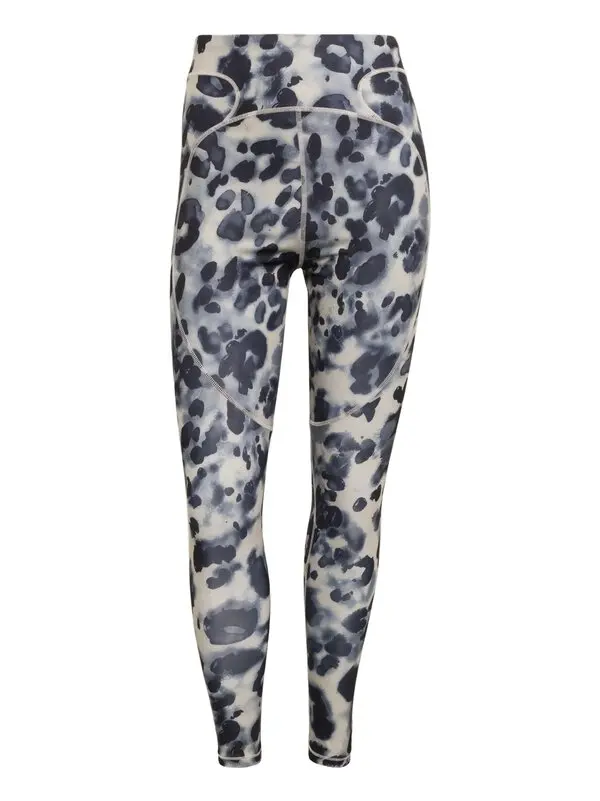Adidas By Stella McCartney 7/8 Length Printed Leggings - Wnlblck