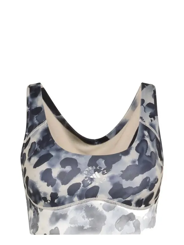Adidas By Stella McCartney Sporty Tprint Bra Mini Design - Wnlblck