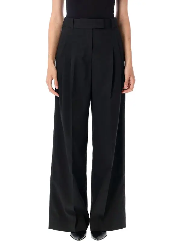 BY MALENE BIRGER Cymbaria High-waist Trousers - Black
