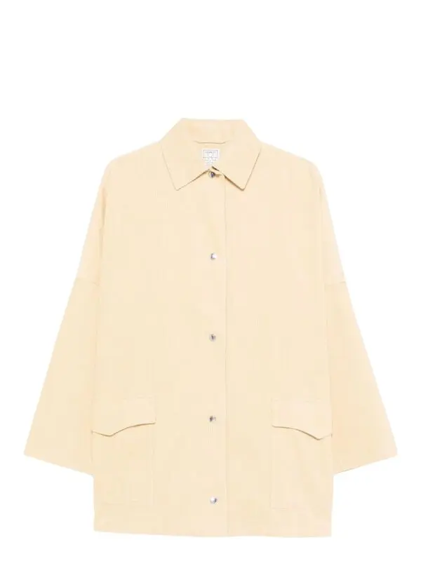 TOTEME Corduroy Overshirt Jacket - Beige