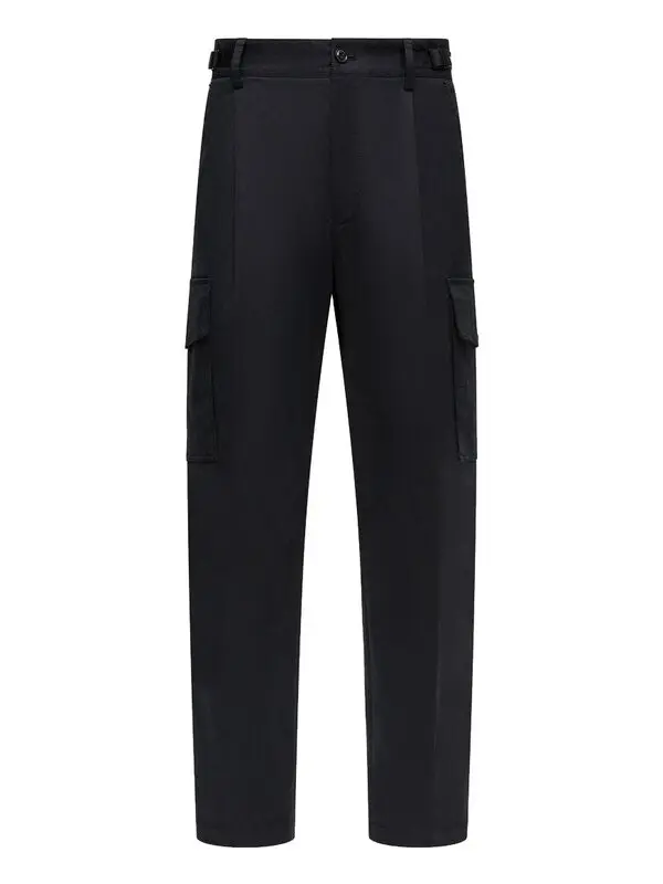 Moncler Cargo Trousers Fw25 - Black