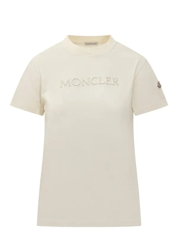 Moncler Classic Cotton T-shirt - Bianco