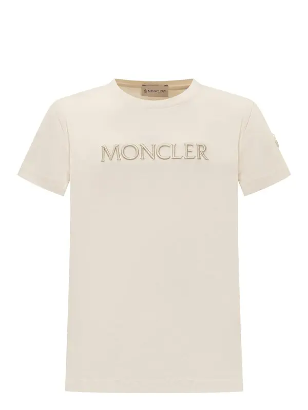 Moncler Classic Cotton T-shirt - Bianco