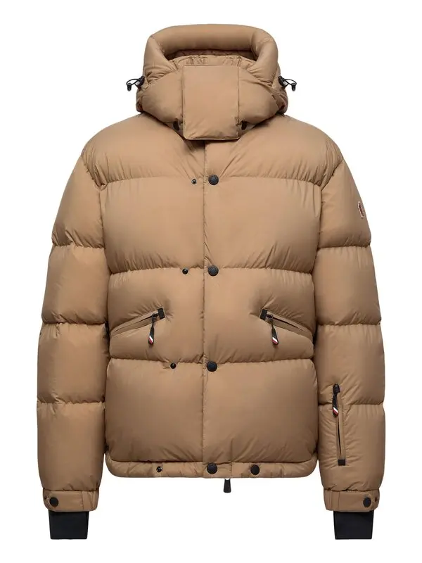 Moncler Waterproof High-performance Hooded Jacket - Brown