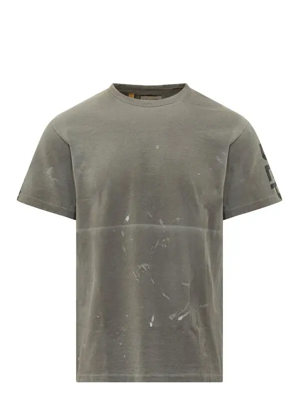 GALLERY DEPT. Vintage Effect Cut Sleeve T-shirt - Pablo