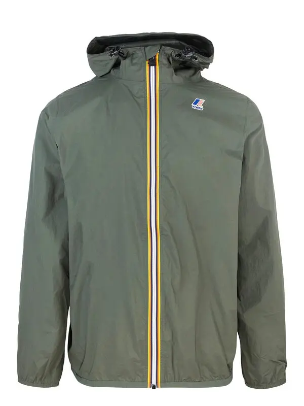 K-WAY Compact Waterproof Coat - Green Blackish